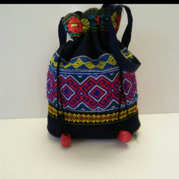 Bags | Vintage 9s Tibetan Small Folk Art Bag | Poshmark